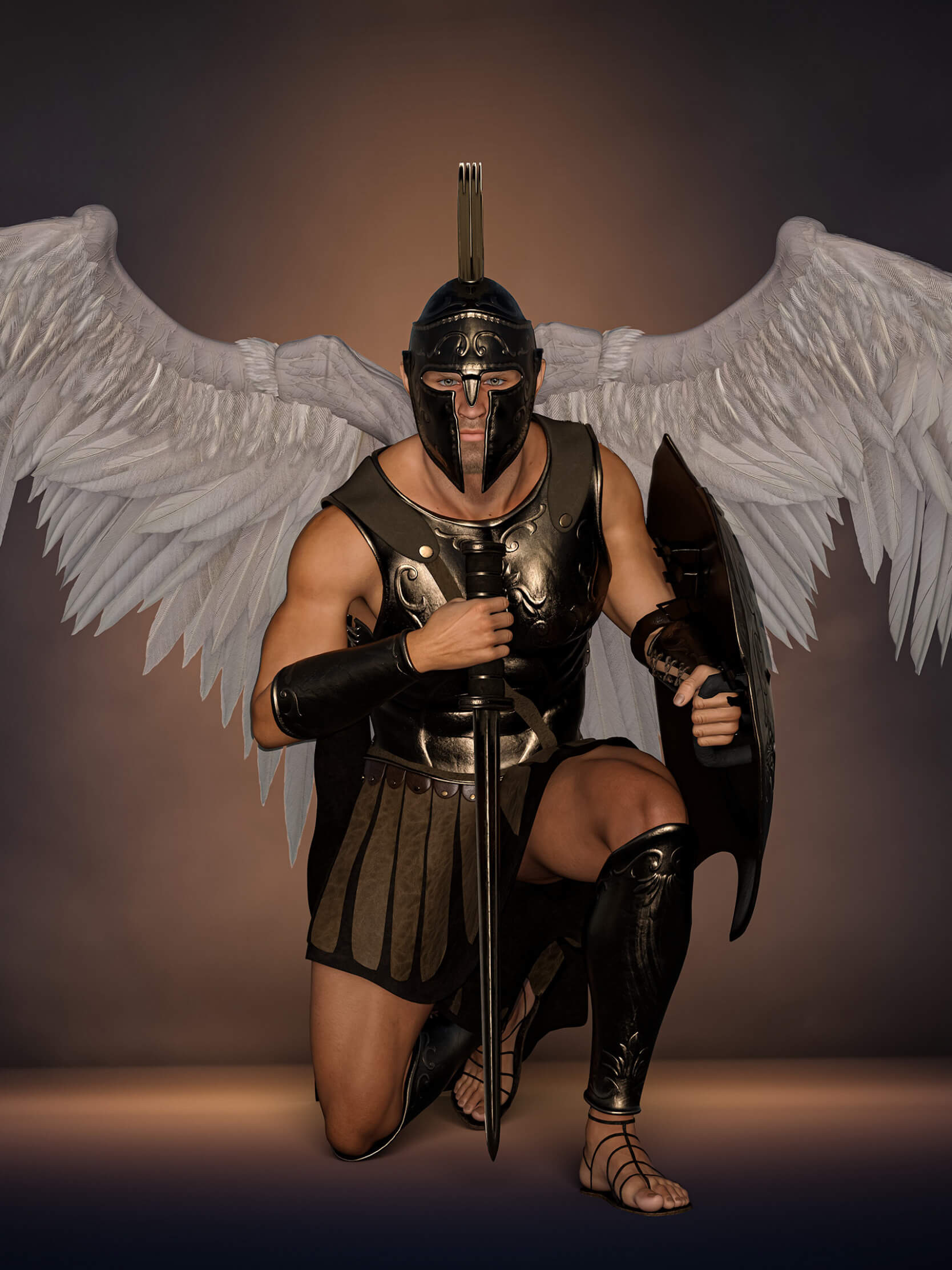 THE WARRIOR PROTECTOR WALLPAPER 3D Desktop HD Wallpaper