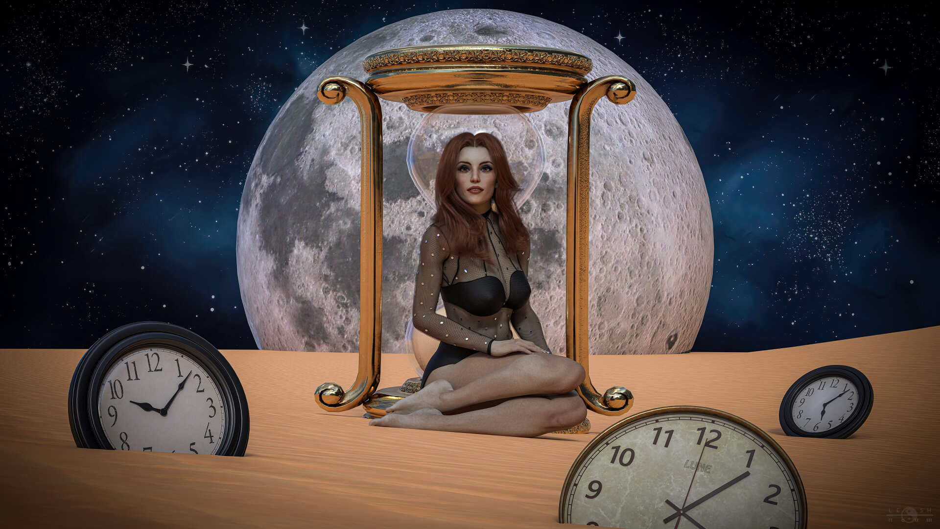 Wasted Time by 3D4U2C | RenderHub Wallpapers