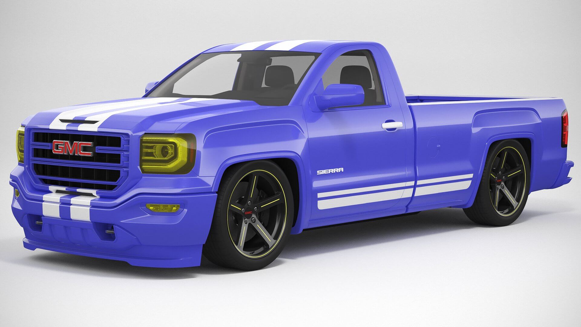 2018 GMC Sierra 1500 Custom - 3D Model by 3dacuvision