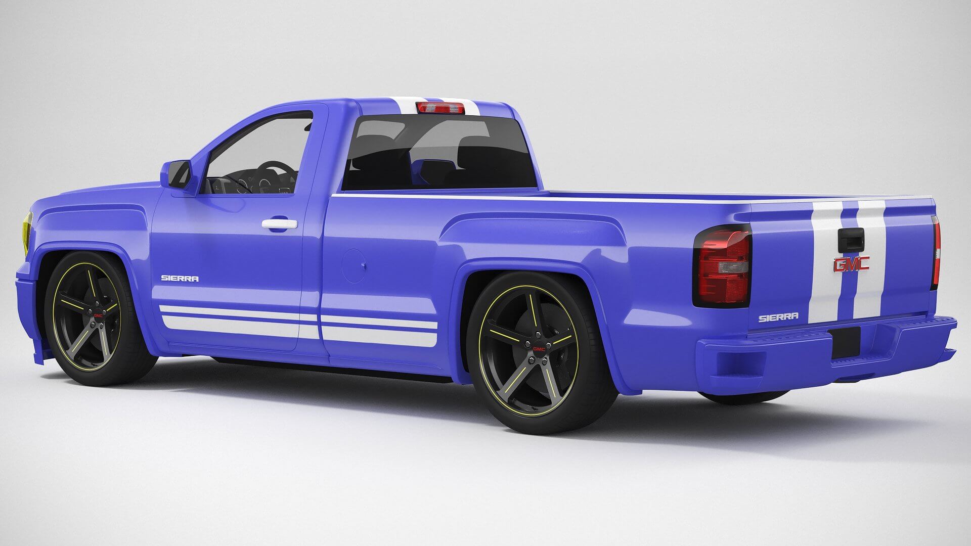 2018 GMC Sierra 1500 Custom - 3D Model by 3dacuvision