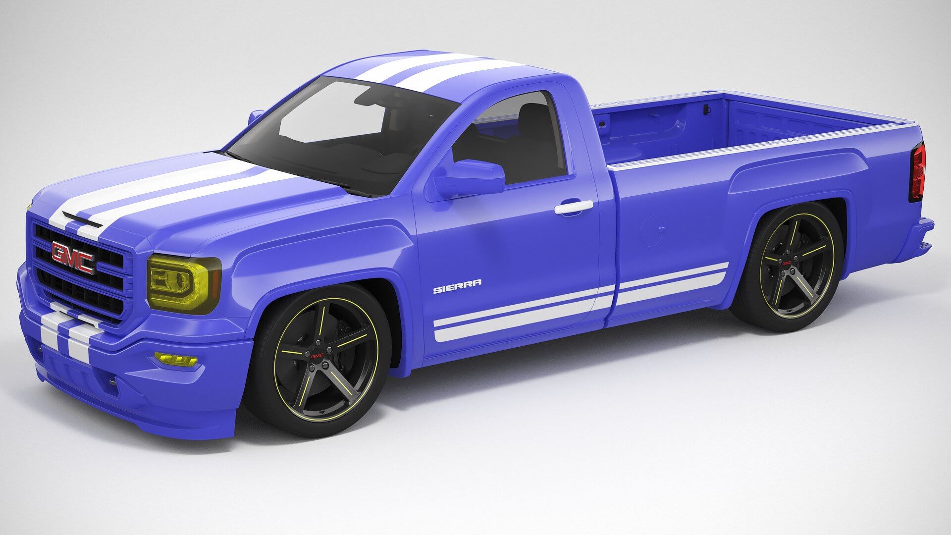 2018 GMC Sierra 1500 Custom - 3D Model by 3dacuvision