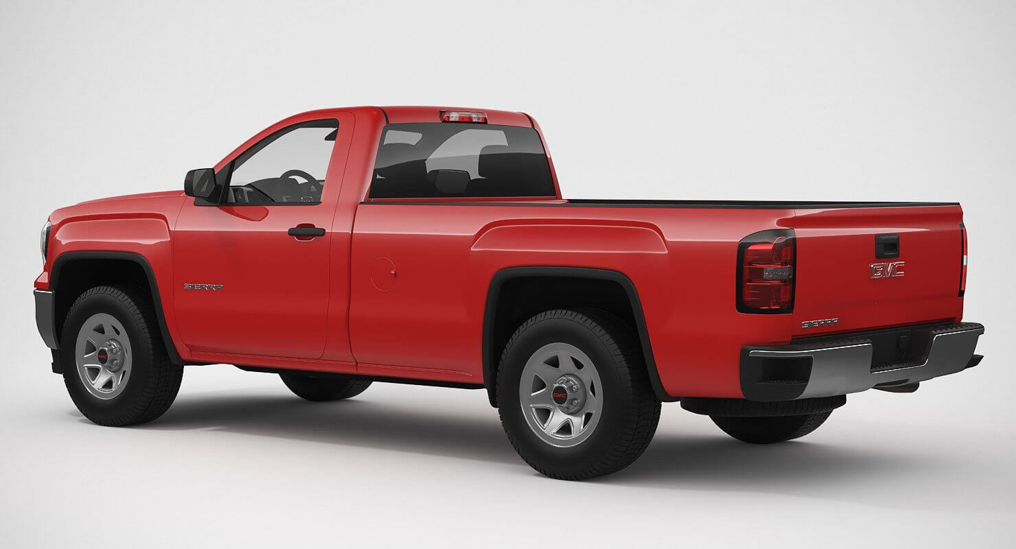 2018 GMC Sierra 1500 Regular Cab - 3D Model by 3dacuvision