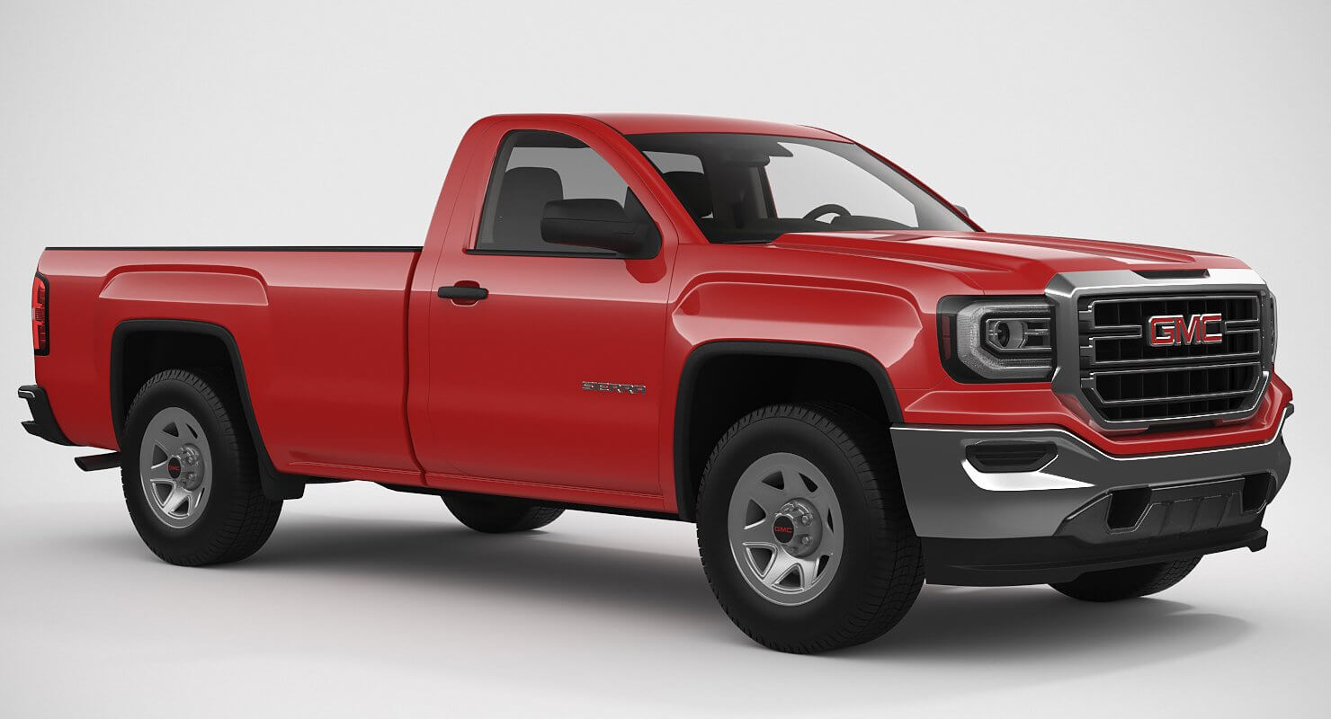 2018 GMC Sierra 1500 Regular Cab - 3D Model by 3dacuvision