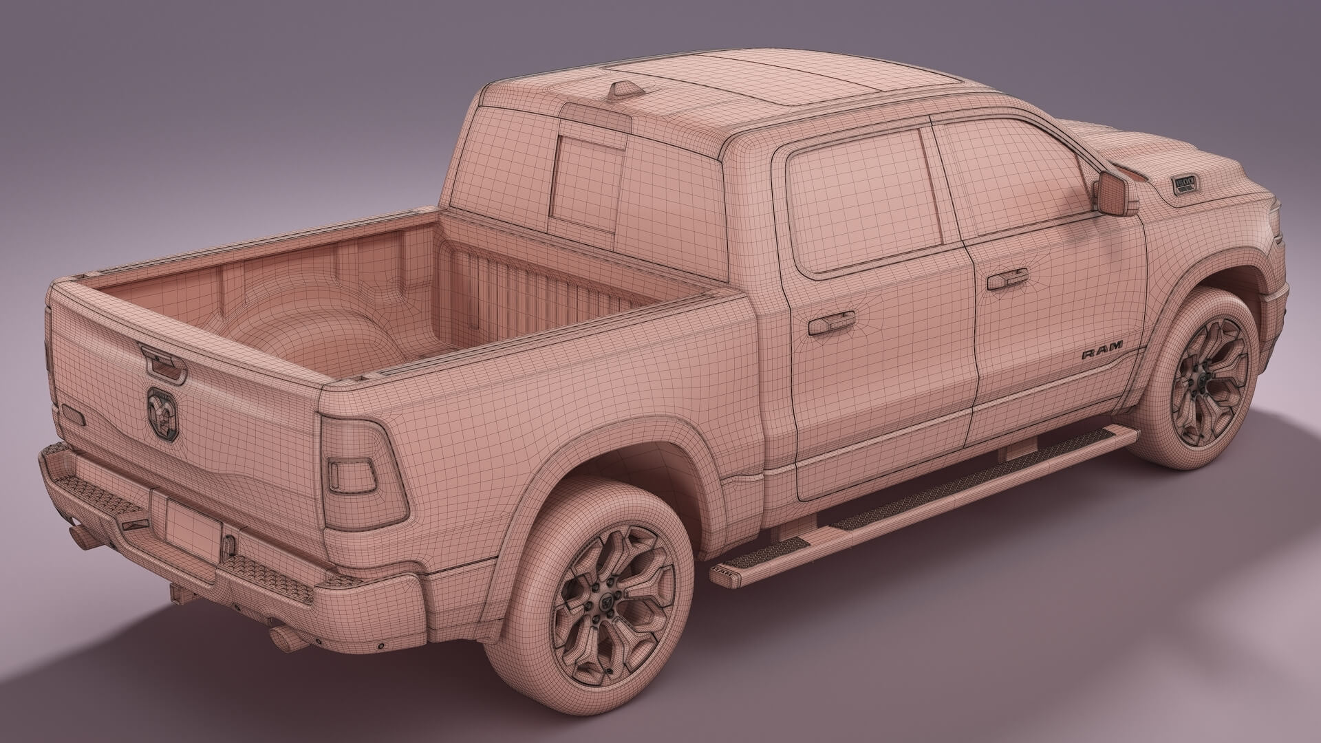 2023 Ram 1500 Limited Longhorn - 3D Model by 3dacuvision