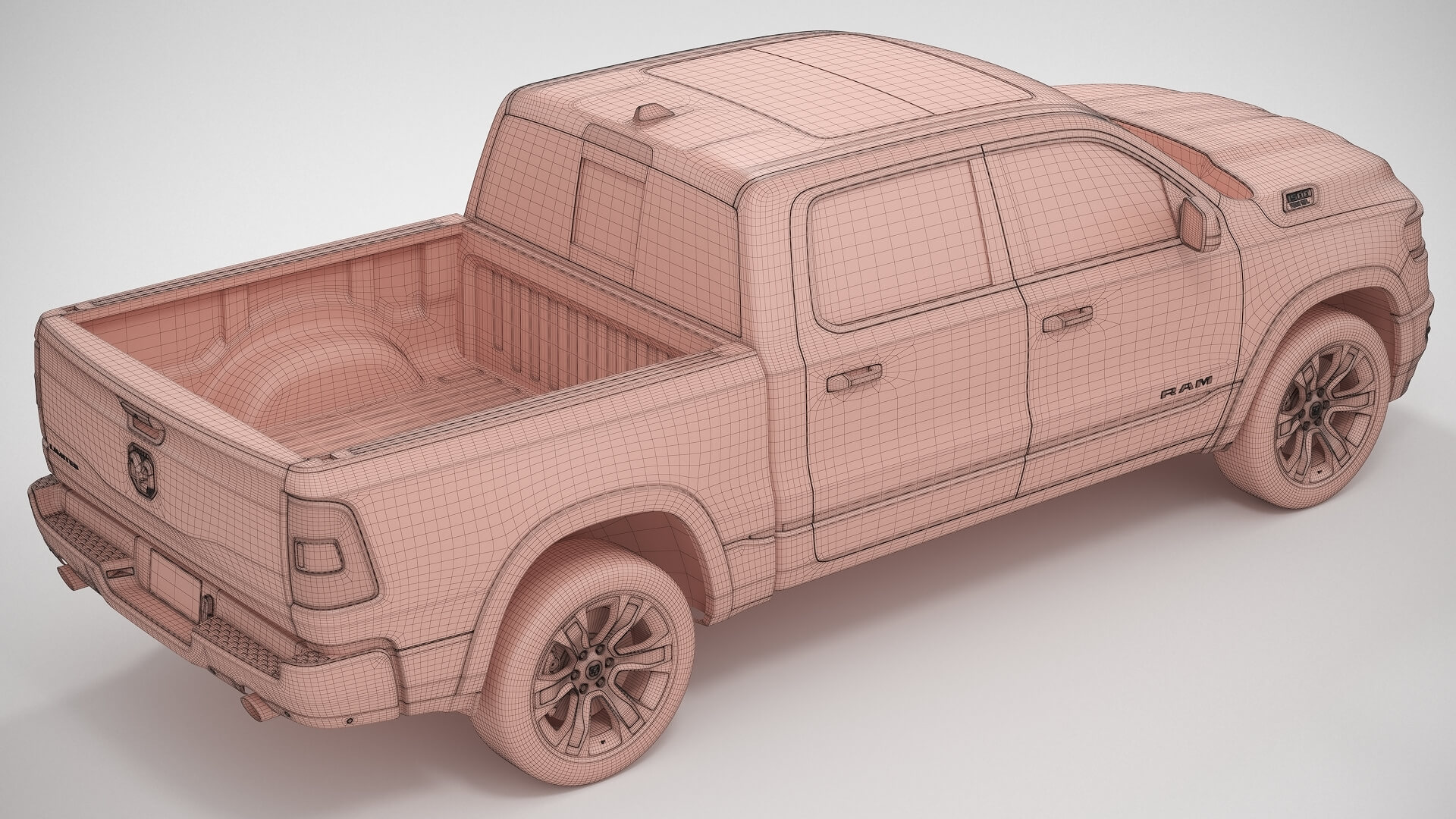 2023 Ram 1500 Limited - 3D Model by 3dacuvision