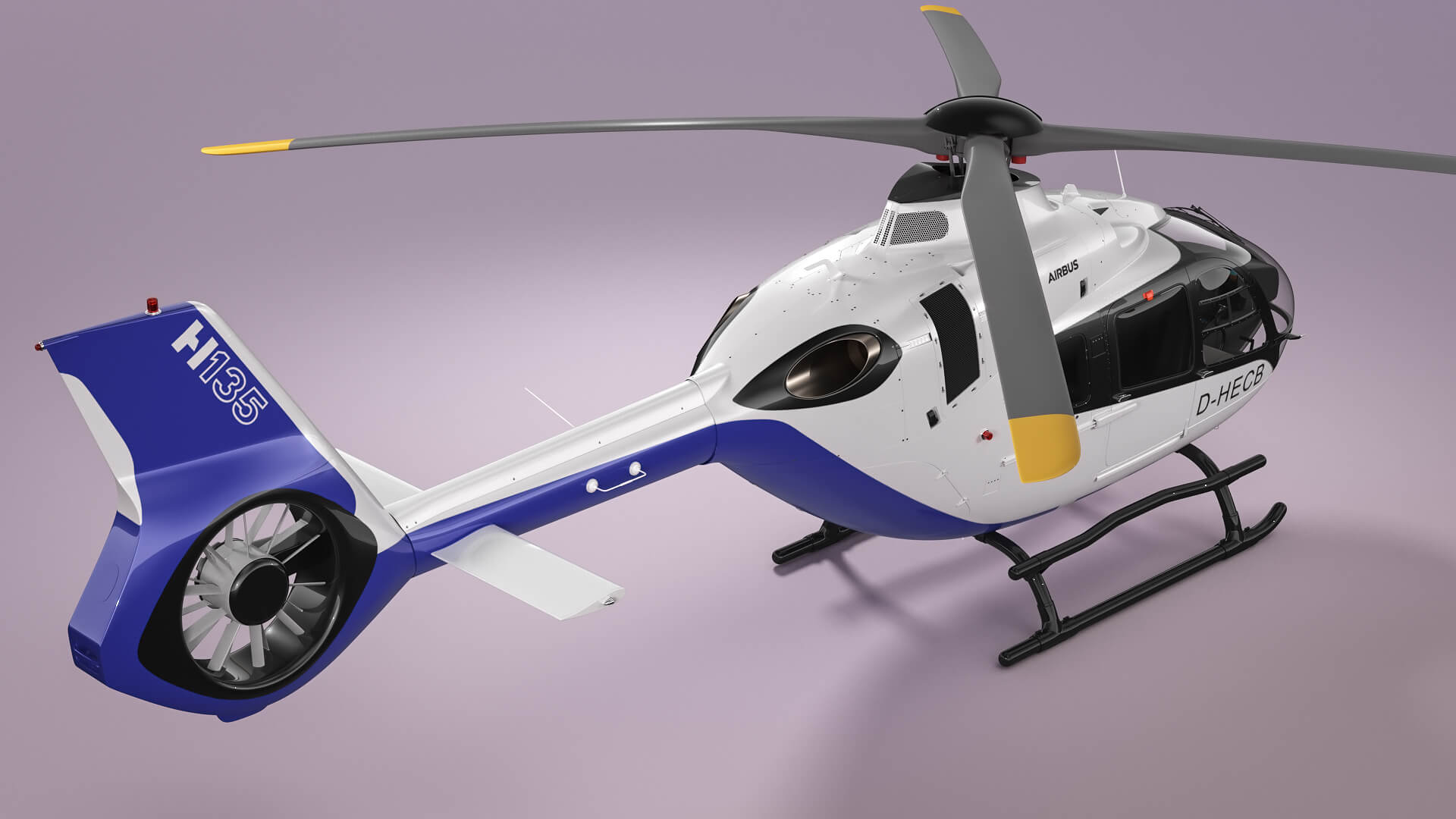 Airbus Helicopter H135 - 3D Model by 3dacuvision