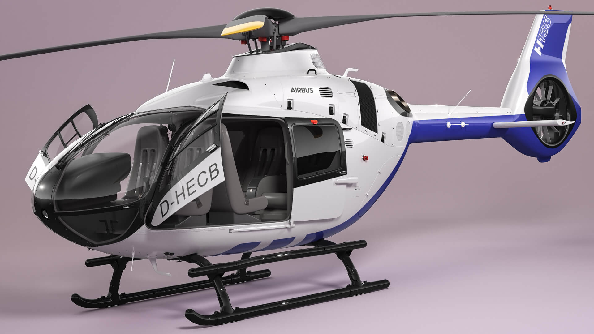 Airbus Helicopter H135 - 3D Model by 3dacuvision