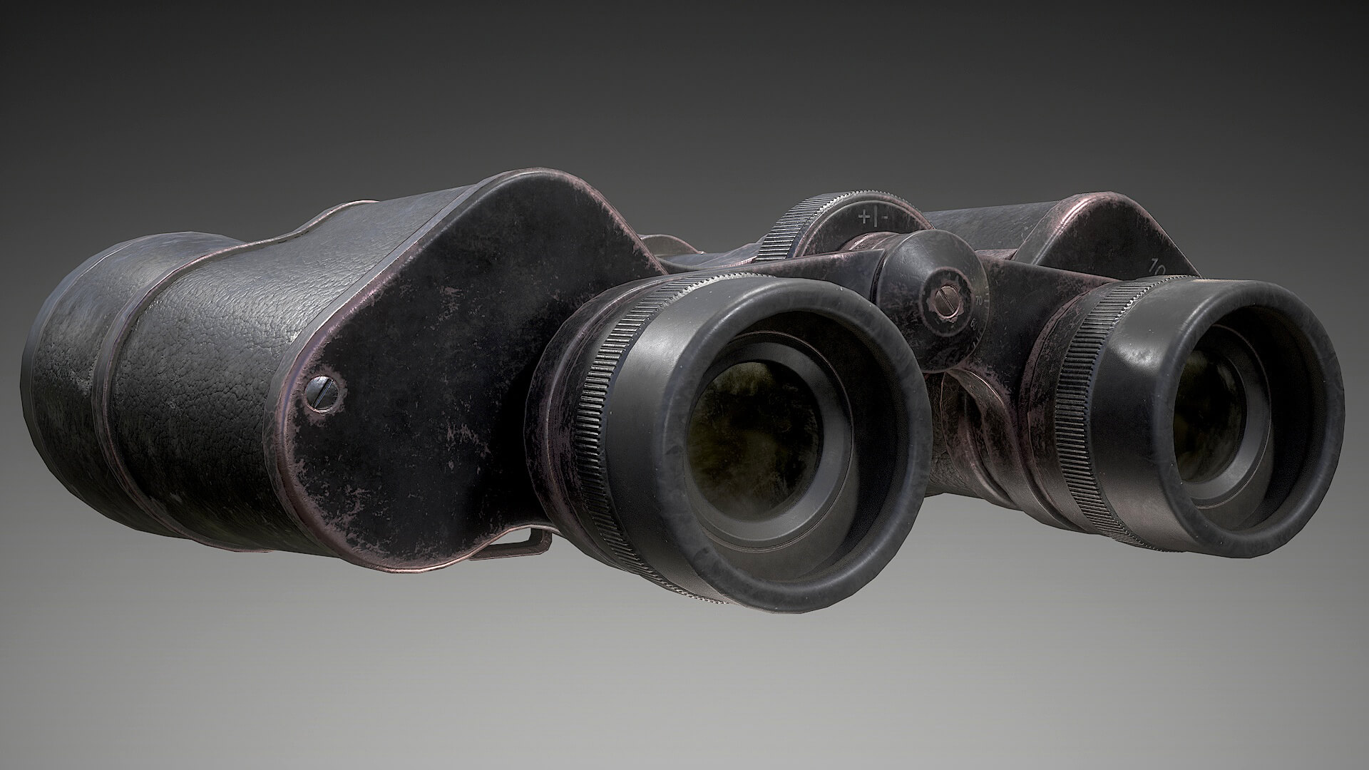 Game Ready Binoculars - 3D Model by 3dacuvision