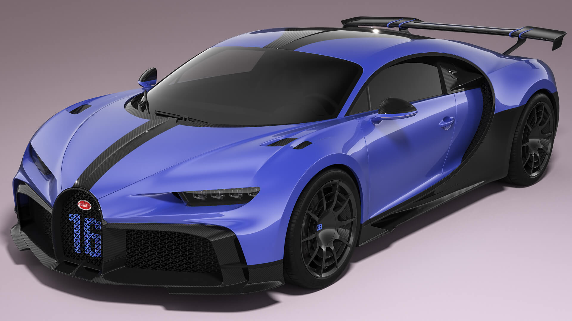 Bugatti Chiron Pur Sport - 3D Model by 3dacuvision