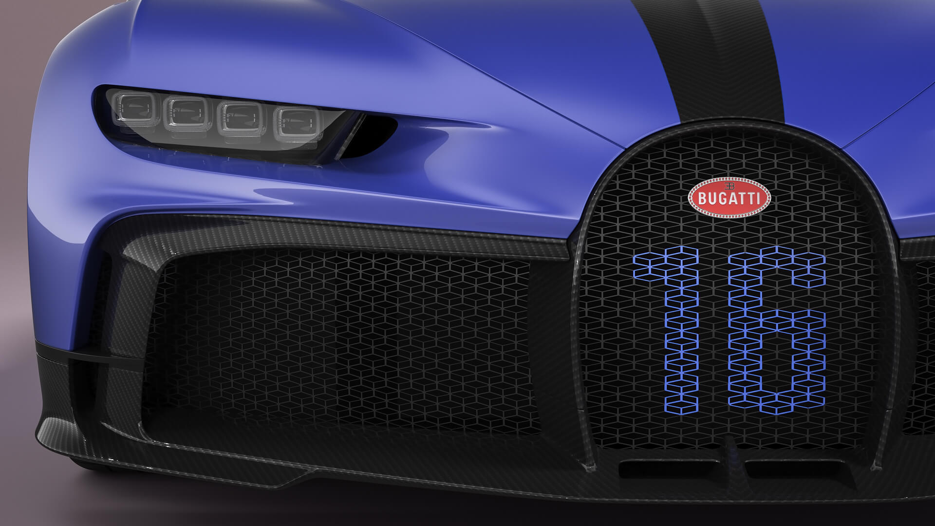 Bugatti Chiron Pur Sport - 3D Model by 3dacuvision