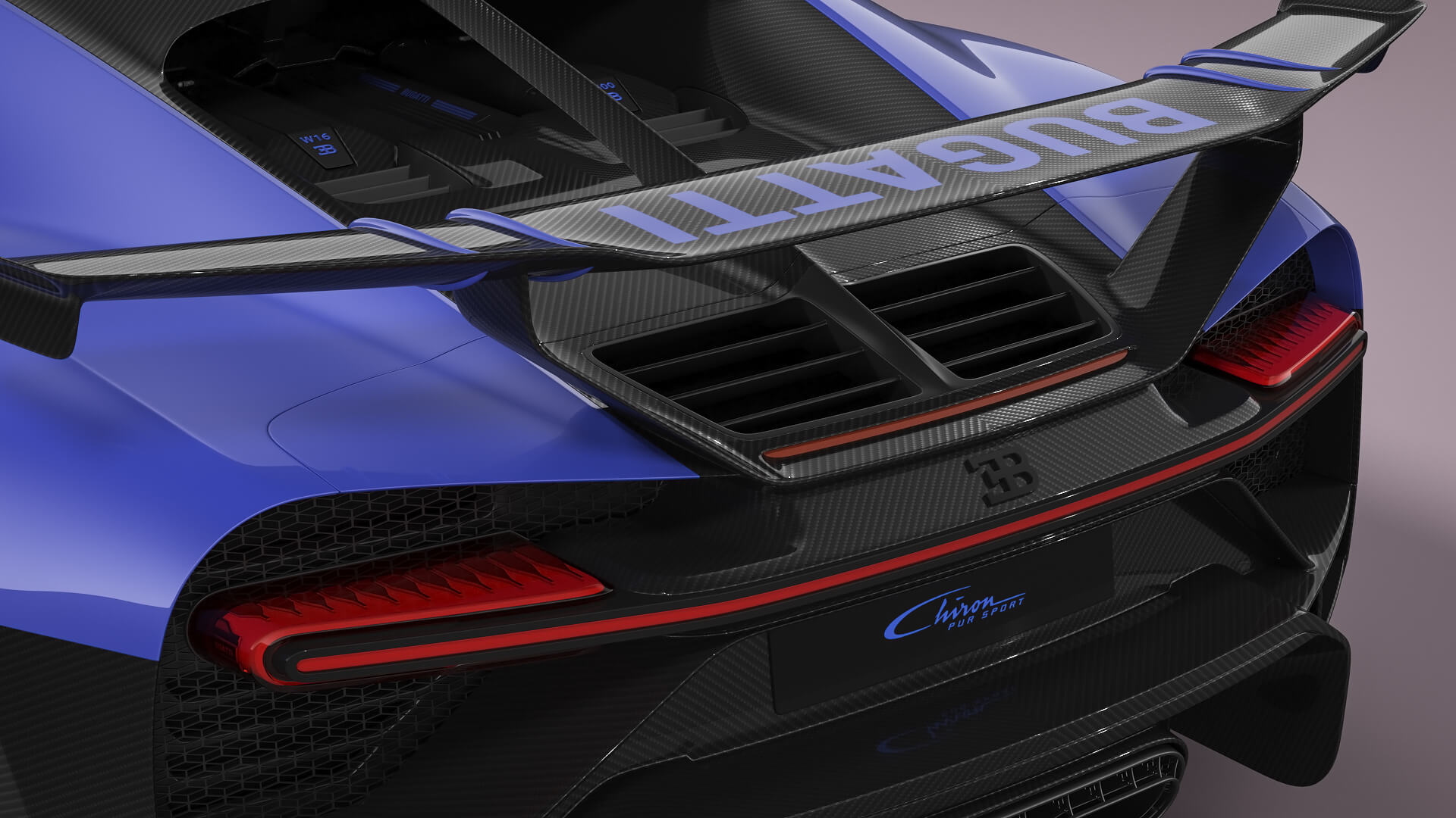 Bugatti Chiron Pur Sport - 3D Model by 3dacuvision