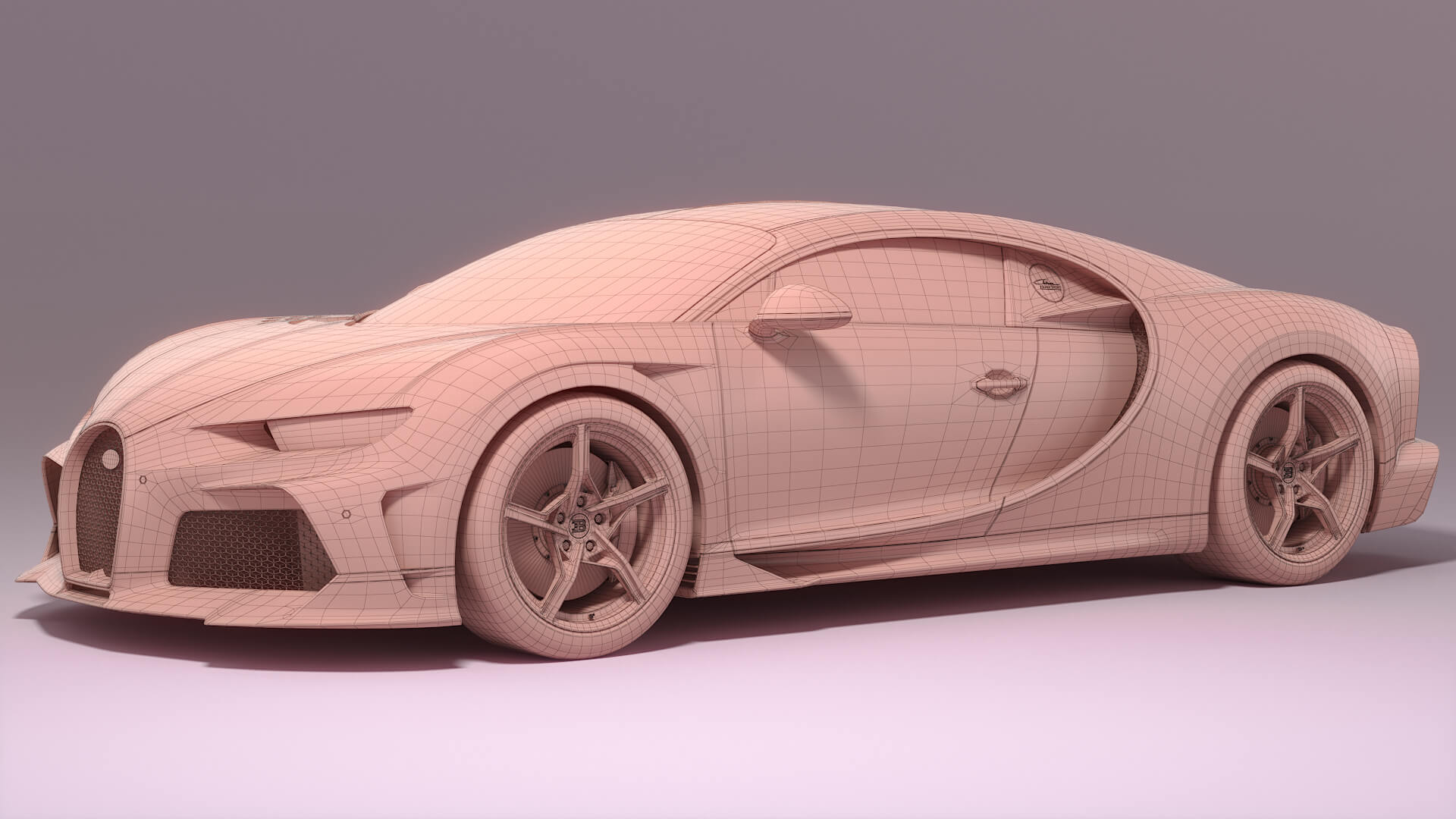 Bugatti Chiron Super Sport - 3D Model by 3dacuvision