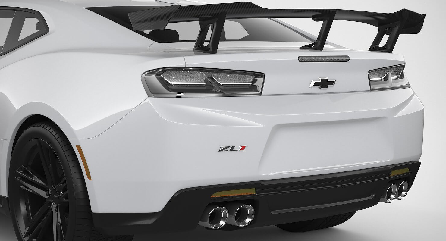 Chevrolet Camaro ZL1 1LE 2018 - 3D Model by 3dacuvision