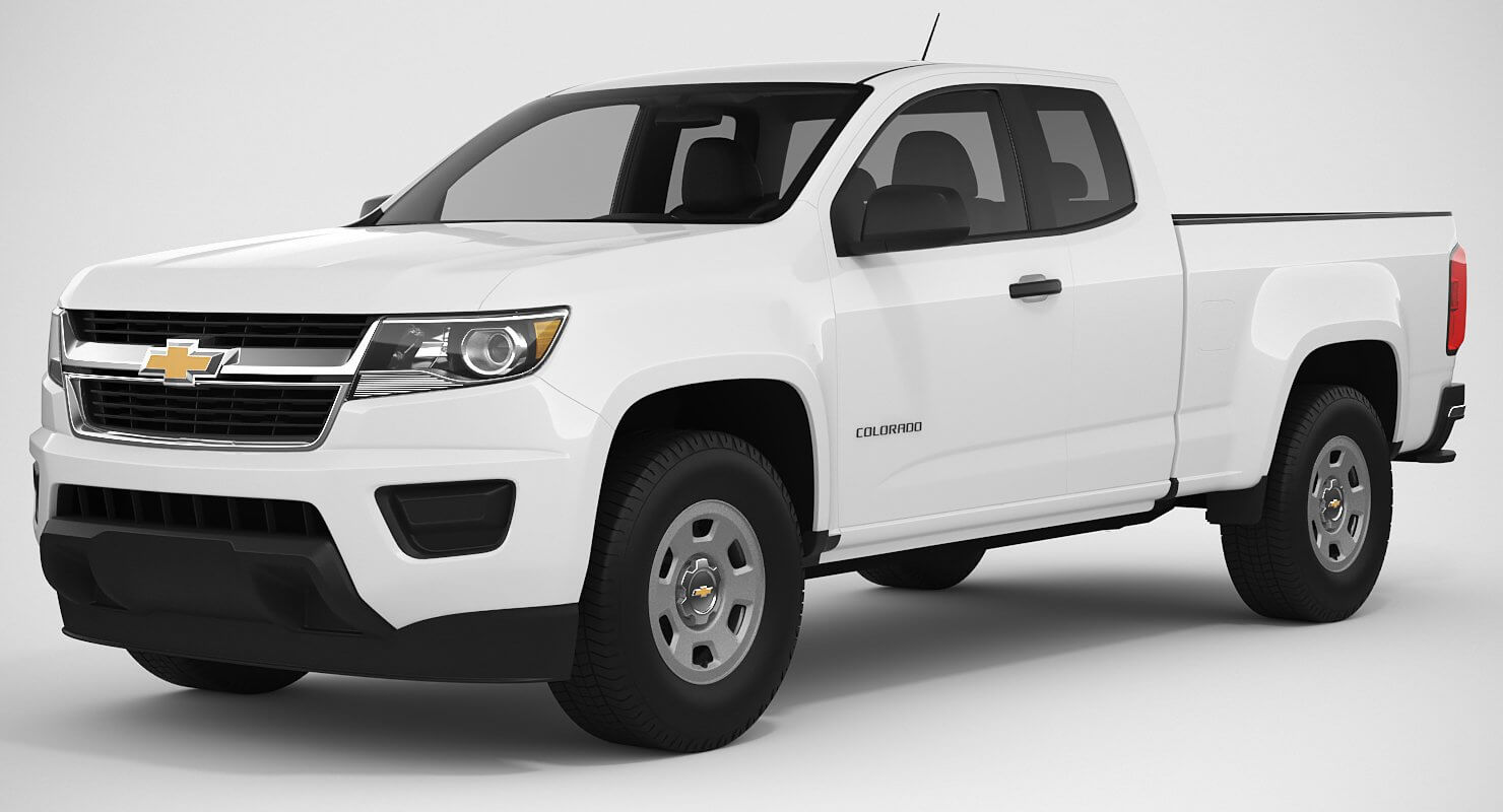 Chevrolet Colorado 2018 Extended Cab - 3D Model by 3dacuvision