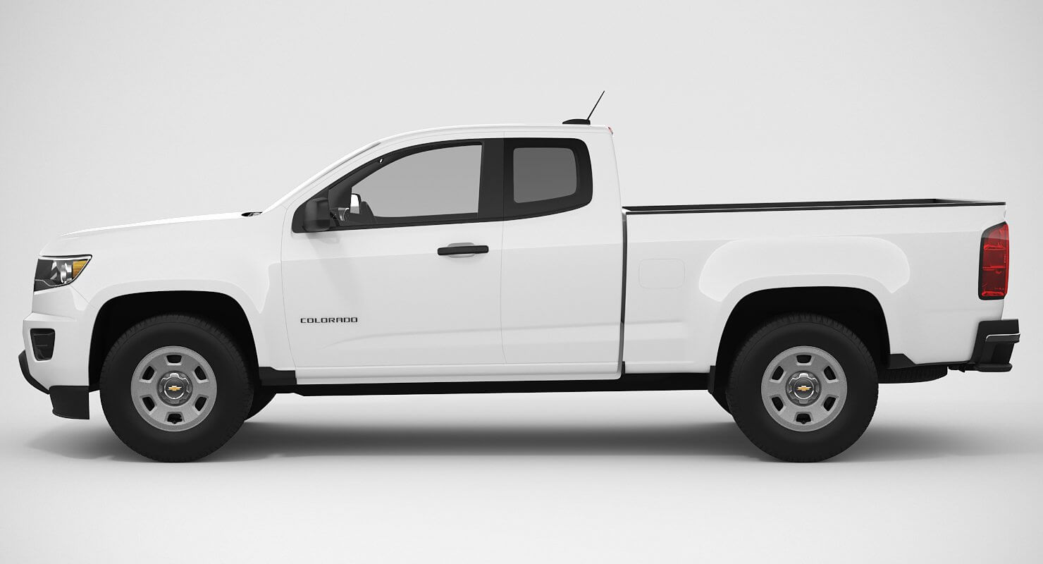 Chevrolet Colorado 2018 Extended Cab - 3D Model by 3dacuvision