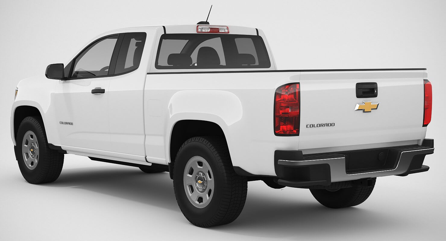 Chevrolet Colorado 2018 Extended Cab - 3D Model by 3dacuvision