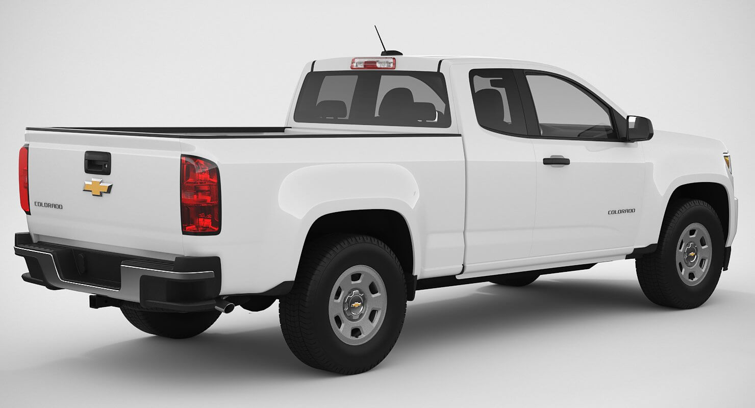 Chevrolet Colorado 2018 Extended Cab - 3D Model by 3dacuvision