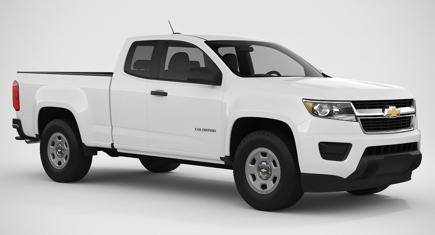 Chevrolet Colorado 2018 Extended Cab - 3D Model by 3dacuvision
