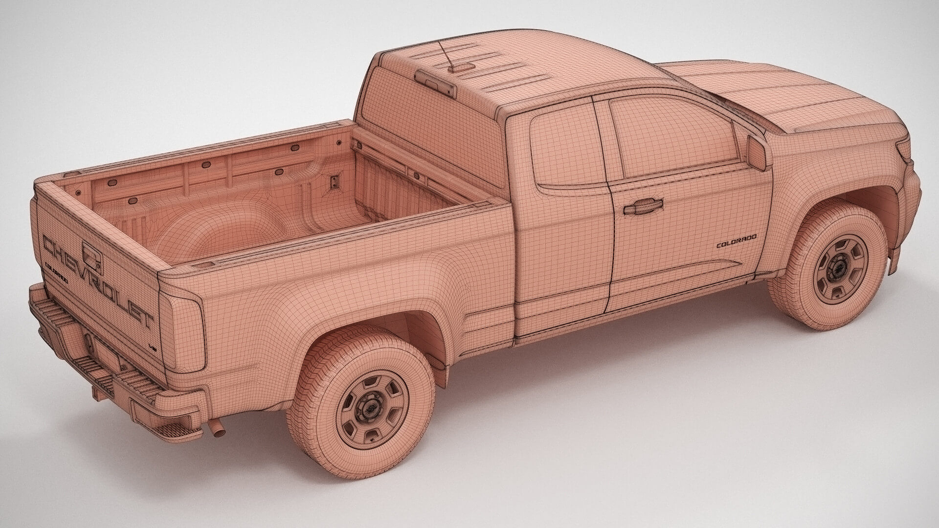 Chevrolet Colorado 2022 - 3D Model by 3dacuvision