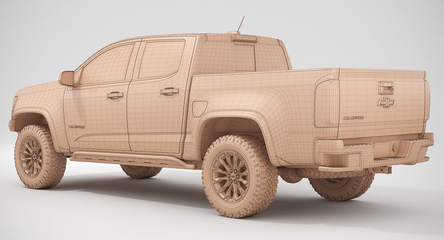 Chevrolet Colorado ZR2 2018 - 3D Model by 3dacuvision