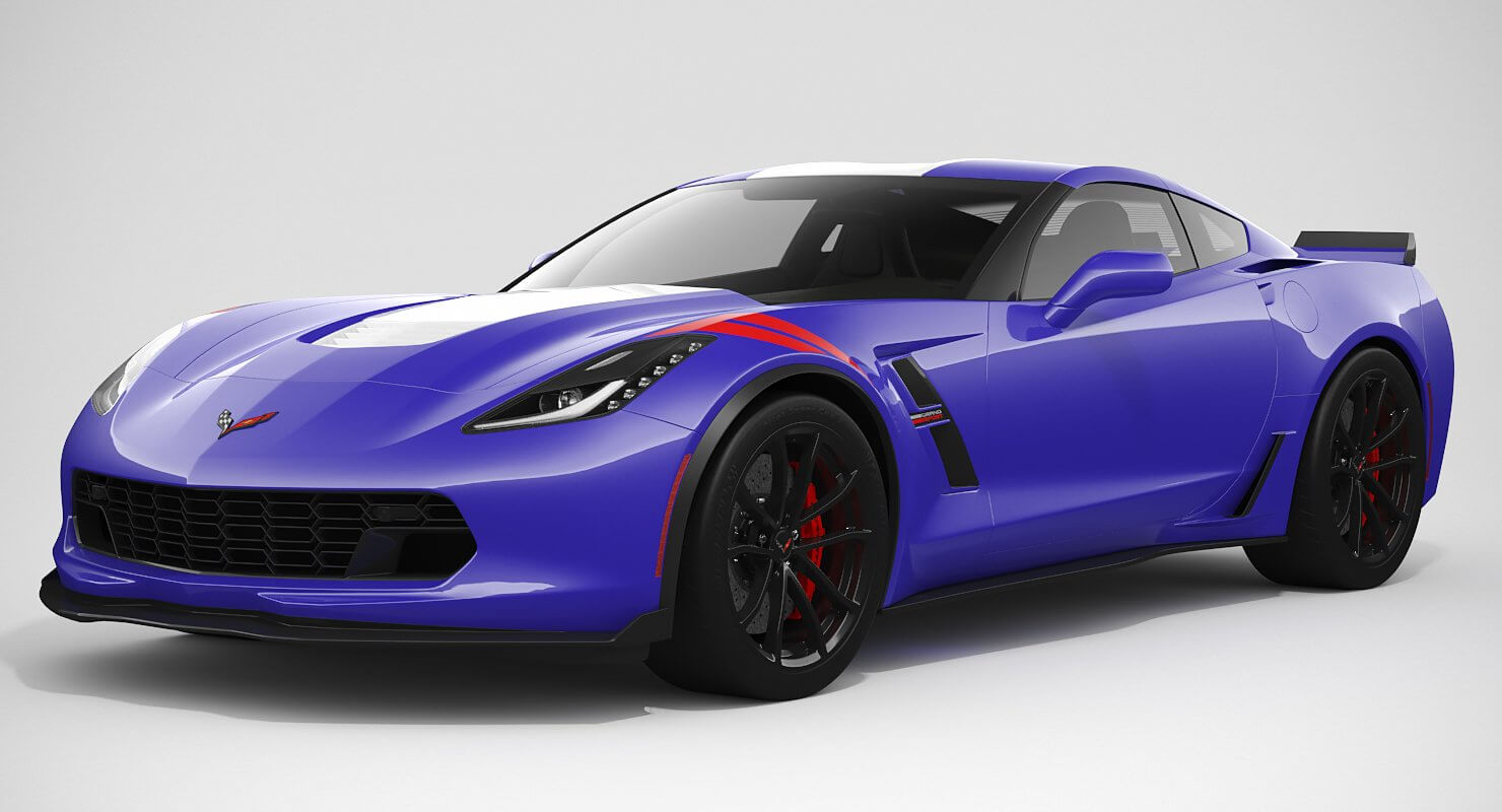 Chevrolet Corvette Grand Sport 2017 - 3D Model by 3dacuvision