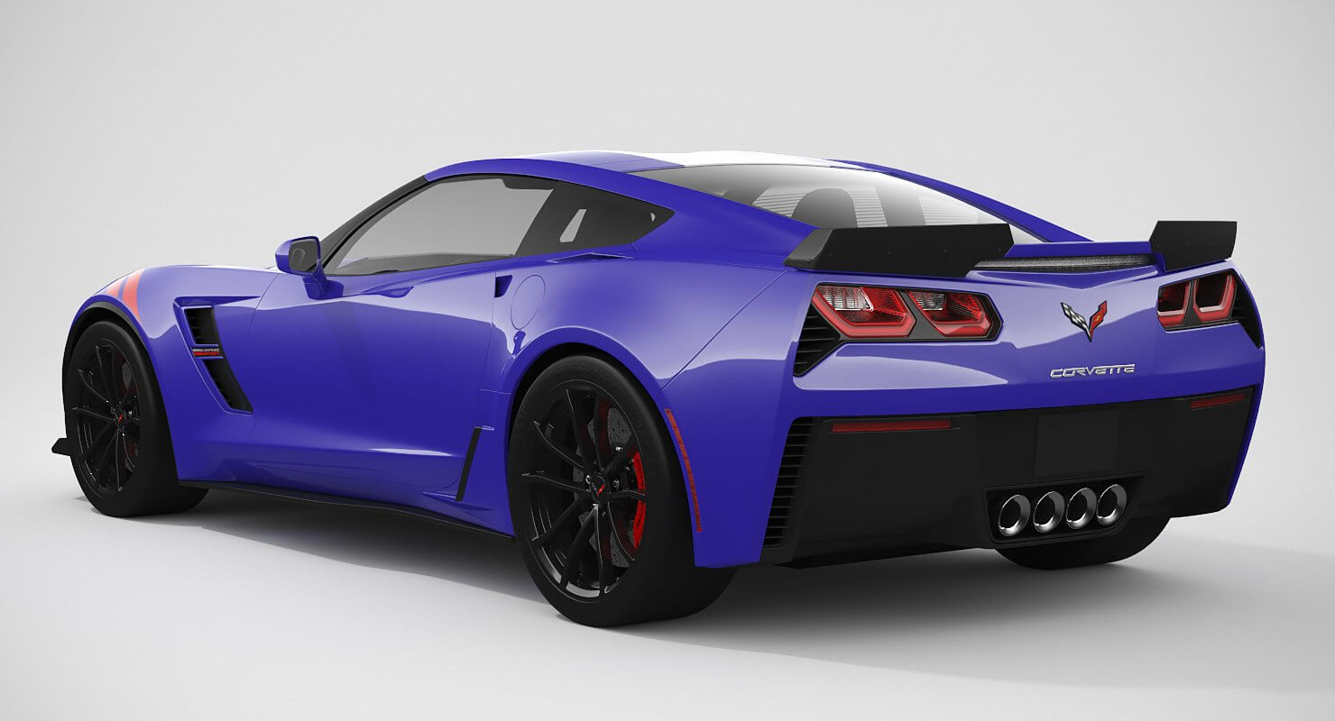Chevrolet Corvette Grand Sport 2017 - 3D Model by 3dacuvision