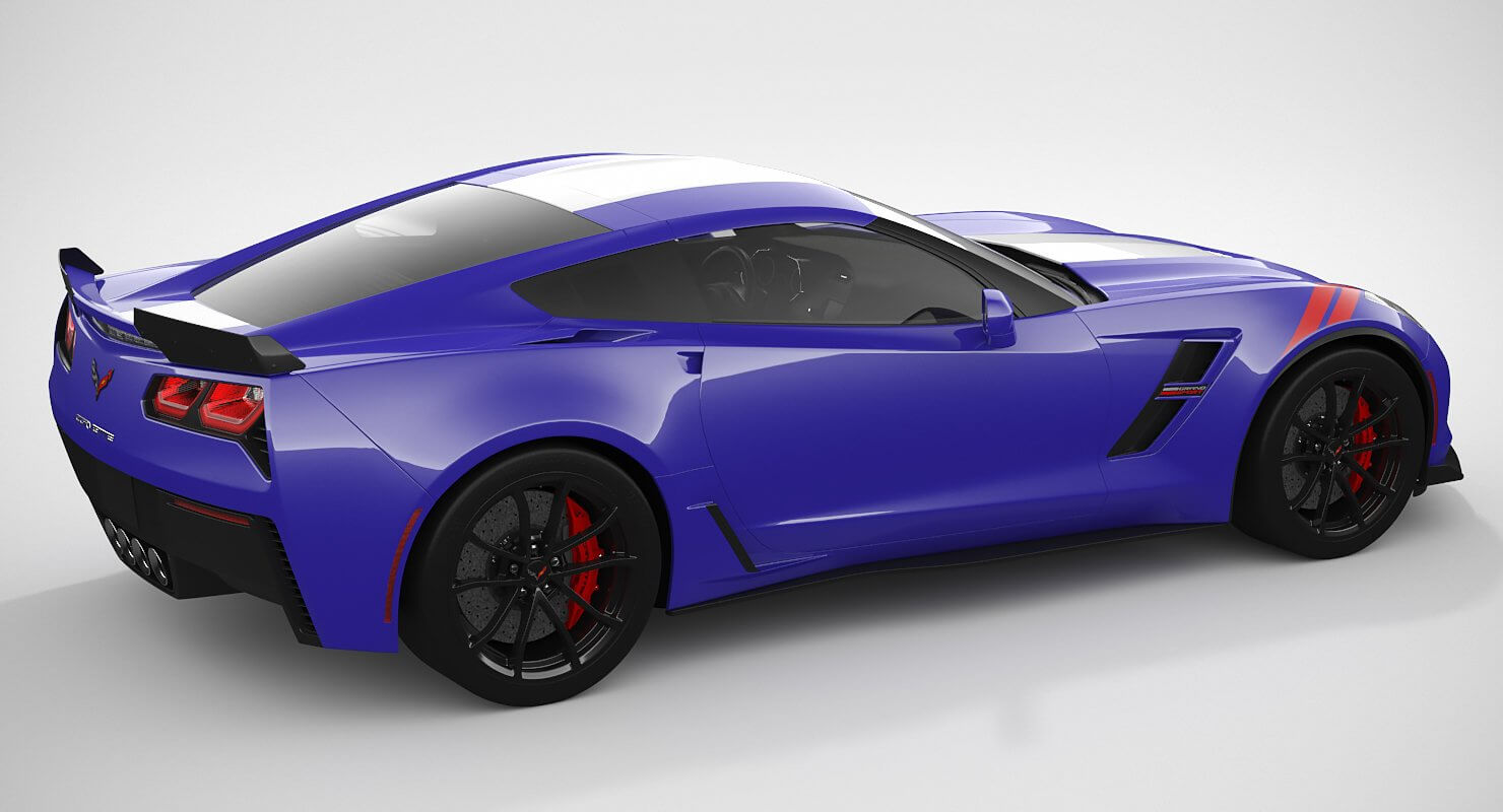 Chevrolet Corvette Grand Sport 2017 - 3D Model by 3dacuvision