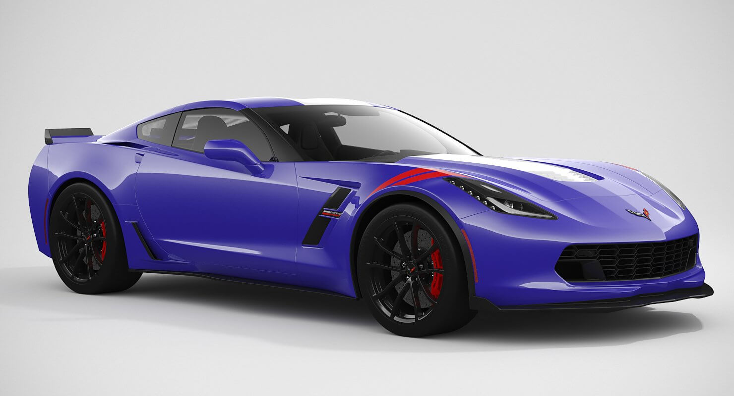 Chevrolet Corvette Grand Sport 2017 - 3D Model by 3dacuvision