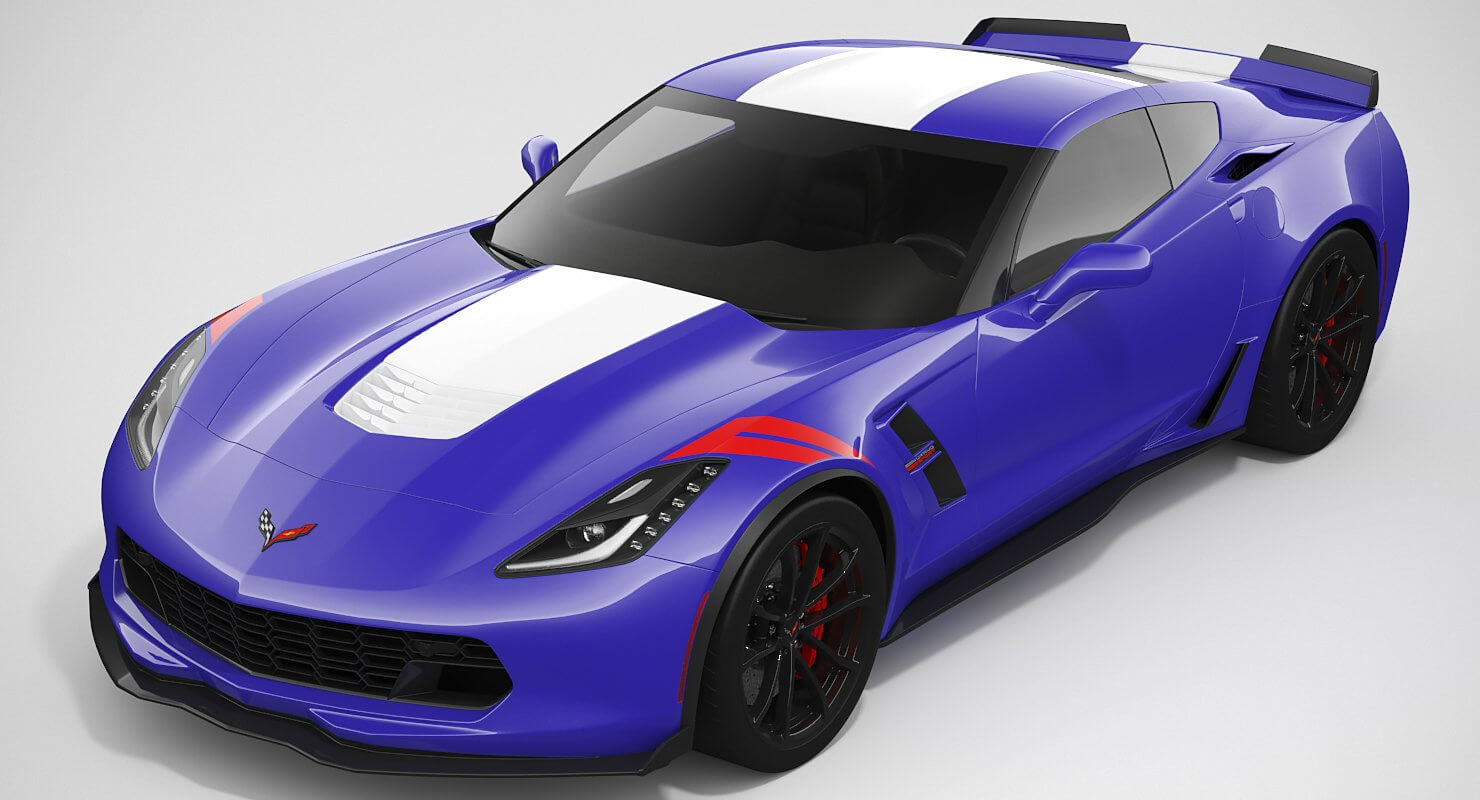 Chevrolet Corvette Grand Sport 2017 - 3D Model by 3dacuvision