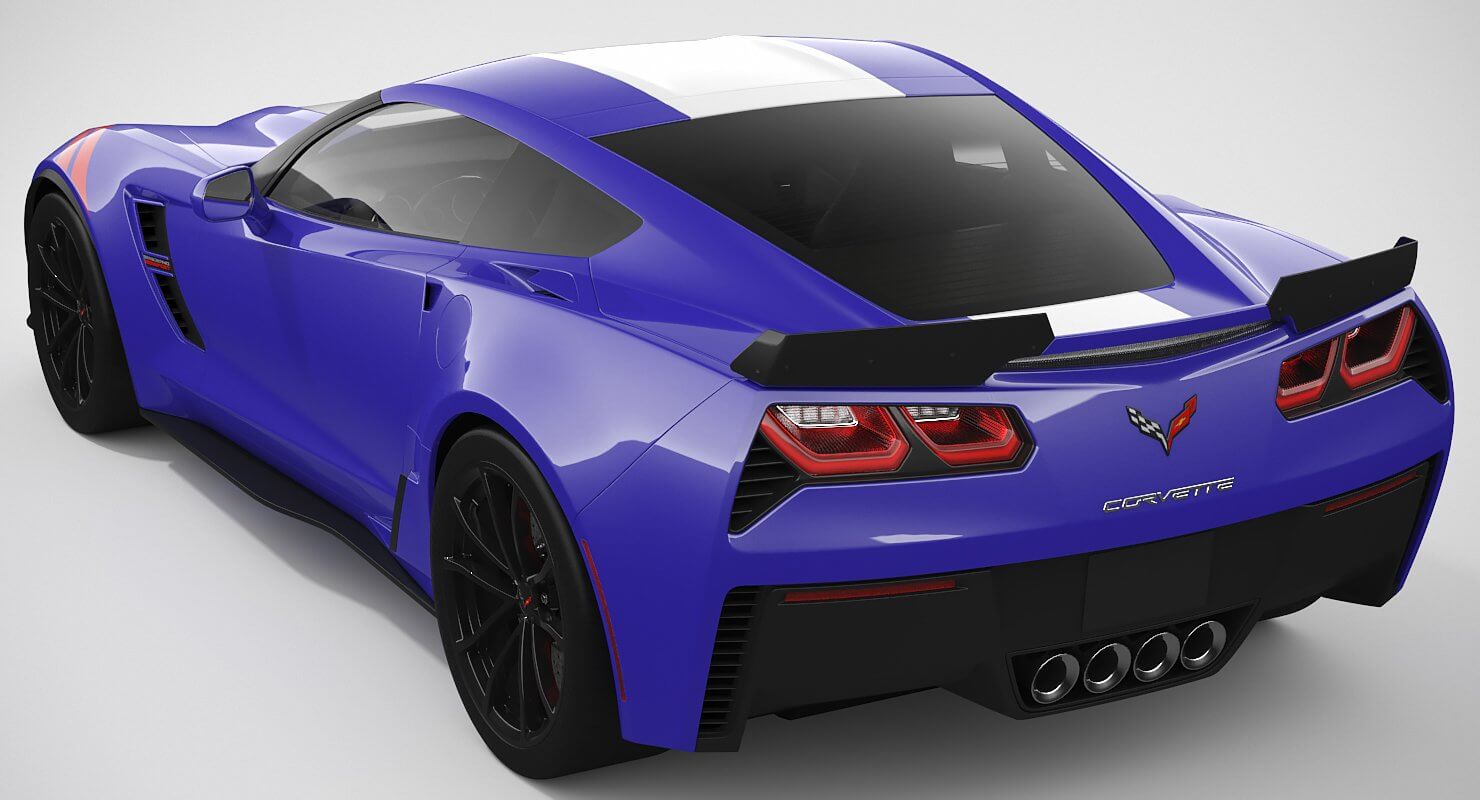 Chevrolet Corvette Grand Sport 2017 - 3D Model by 3dacuvision