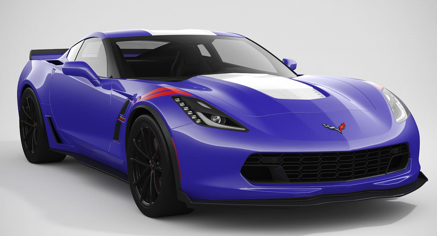 Chevrolet Corvette Grand Sport 2017 - 3D Model by 3dacuvision