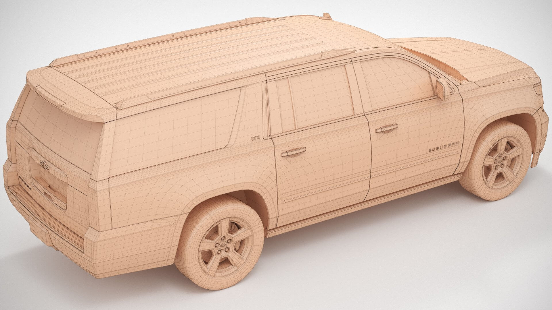 Chevrolet Suburban 2020 - 3D Model by 3dacuvision