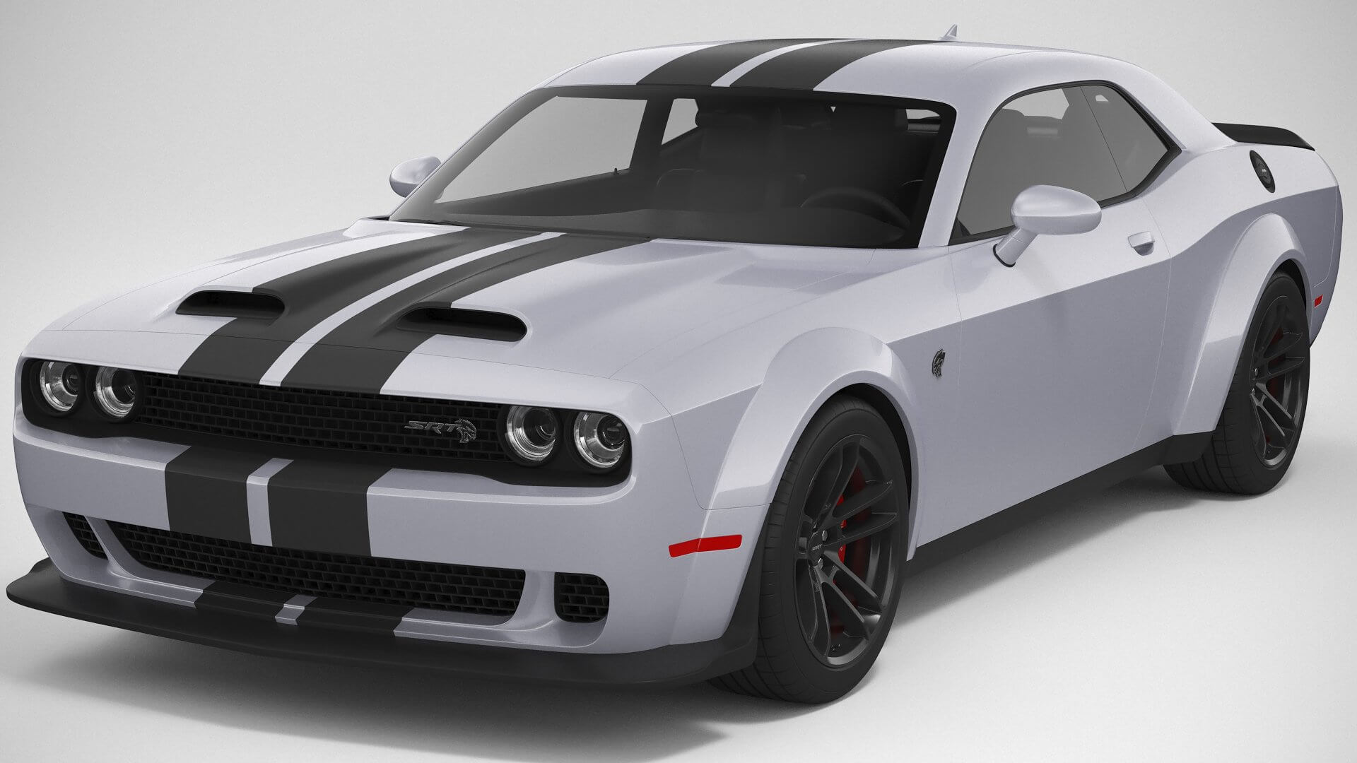 Dodge Challenger Hellcat Widebody 2022 - 3D Model by 3dacuvision