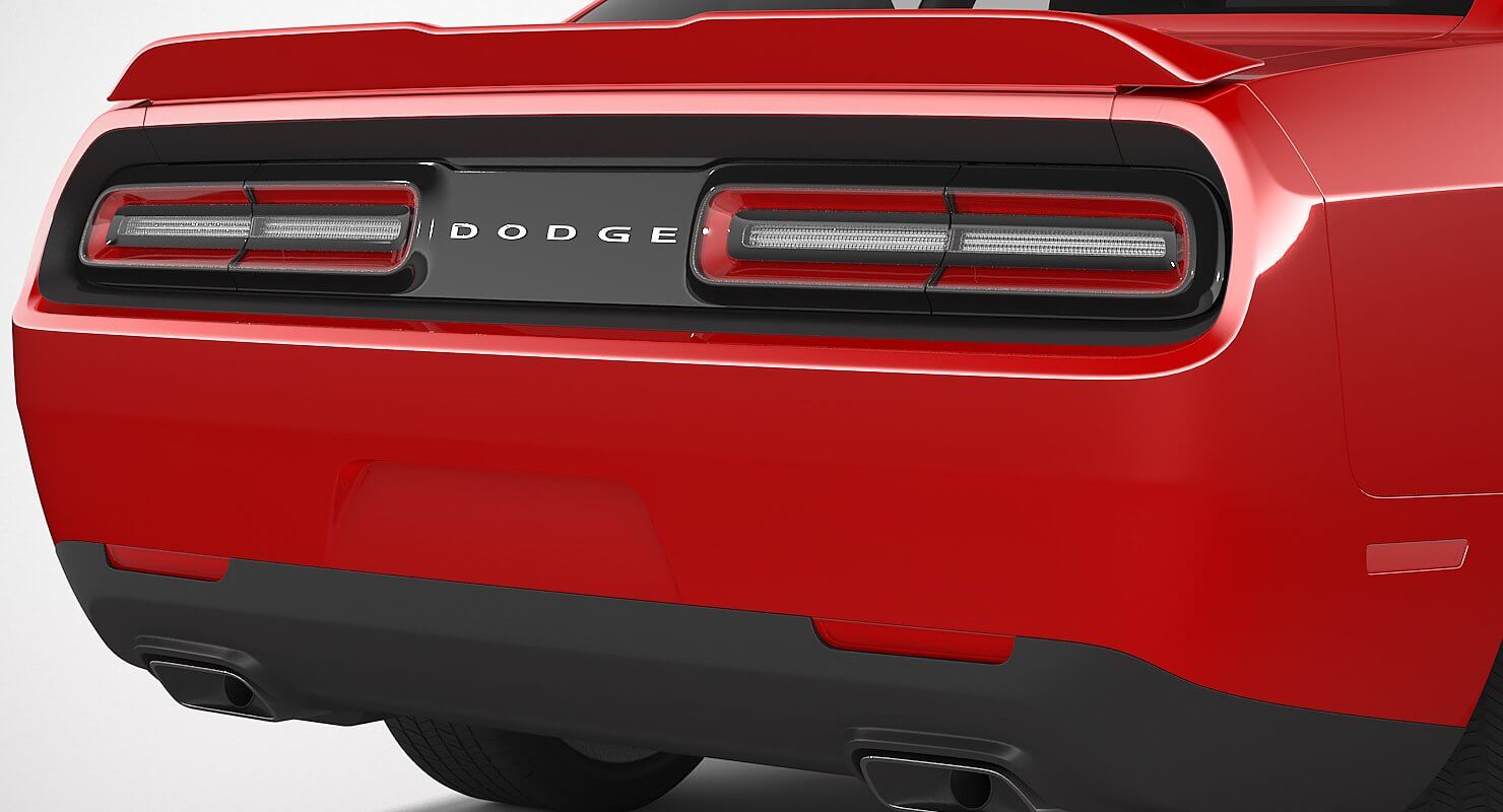Dodge Challenger SXT Plus 2015 - 3D Model by 3dacuvision