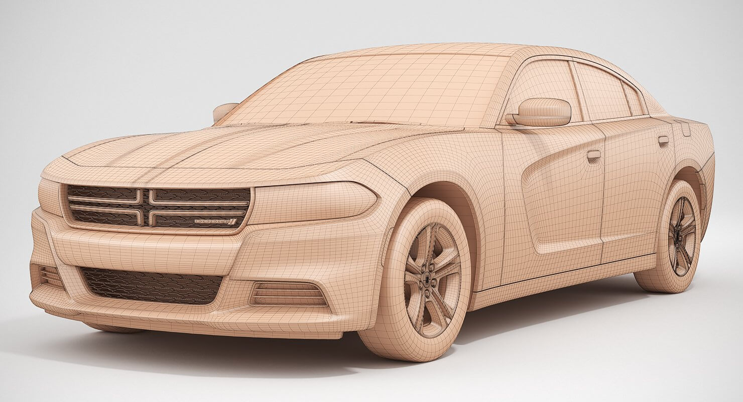 Dodge Charger SXT 2019 - 3D Model by 3dacuvision