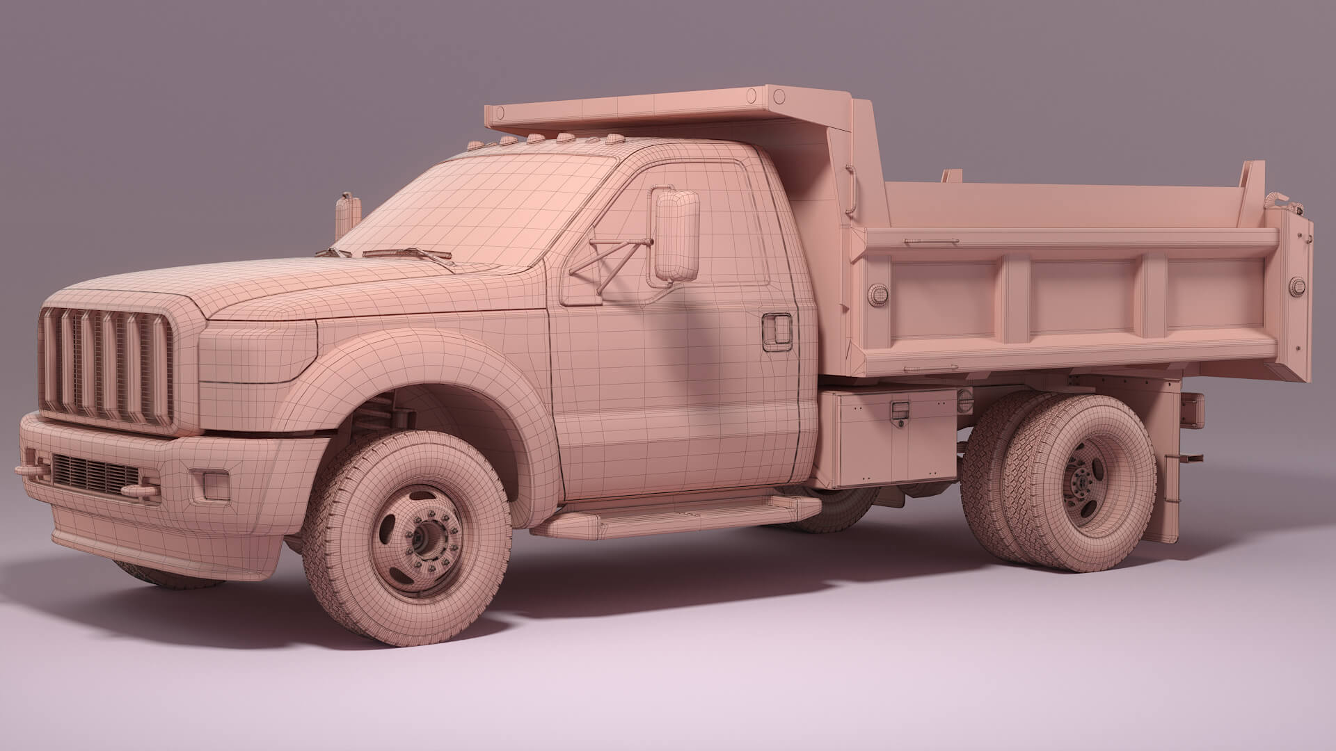 Dump Truck Generic - 3D Model by 3dacuvision