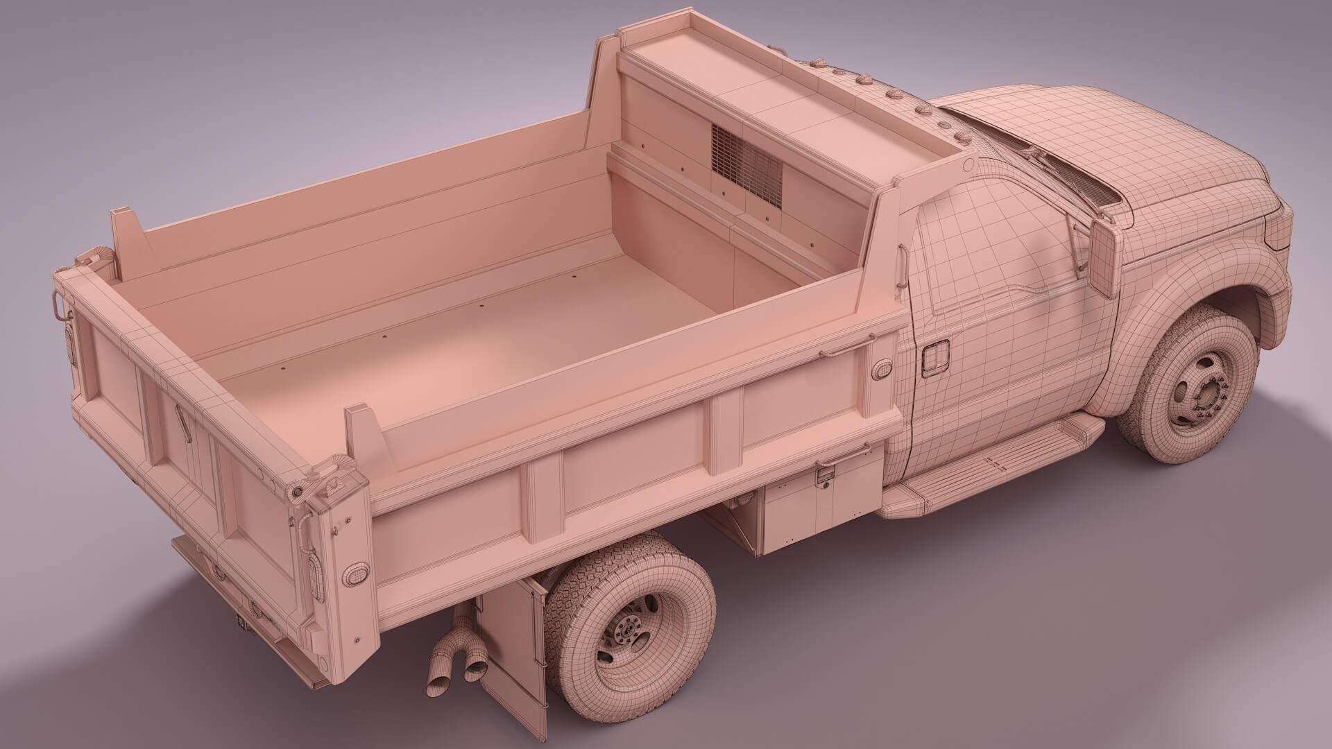 Dump Truck Generic - 3D Model by 3dacuvision