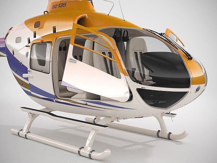 Eurocopter EC135 - 3D Model by 3dacuvision
