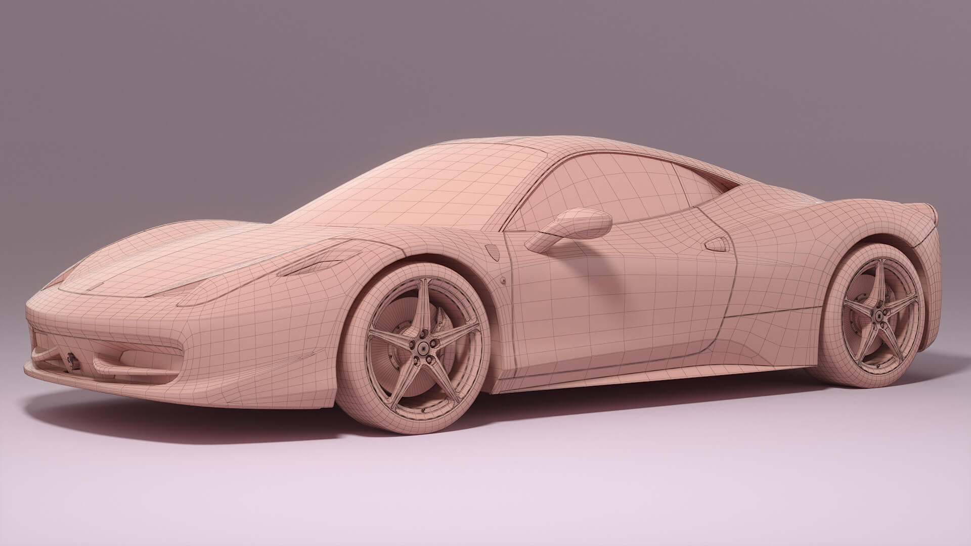 Ferrari 458 Italia - 3D Model by 3dacuvision