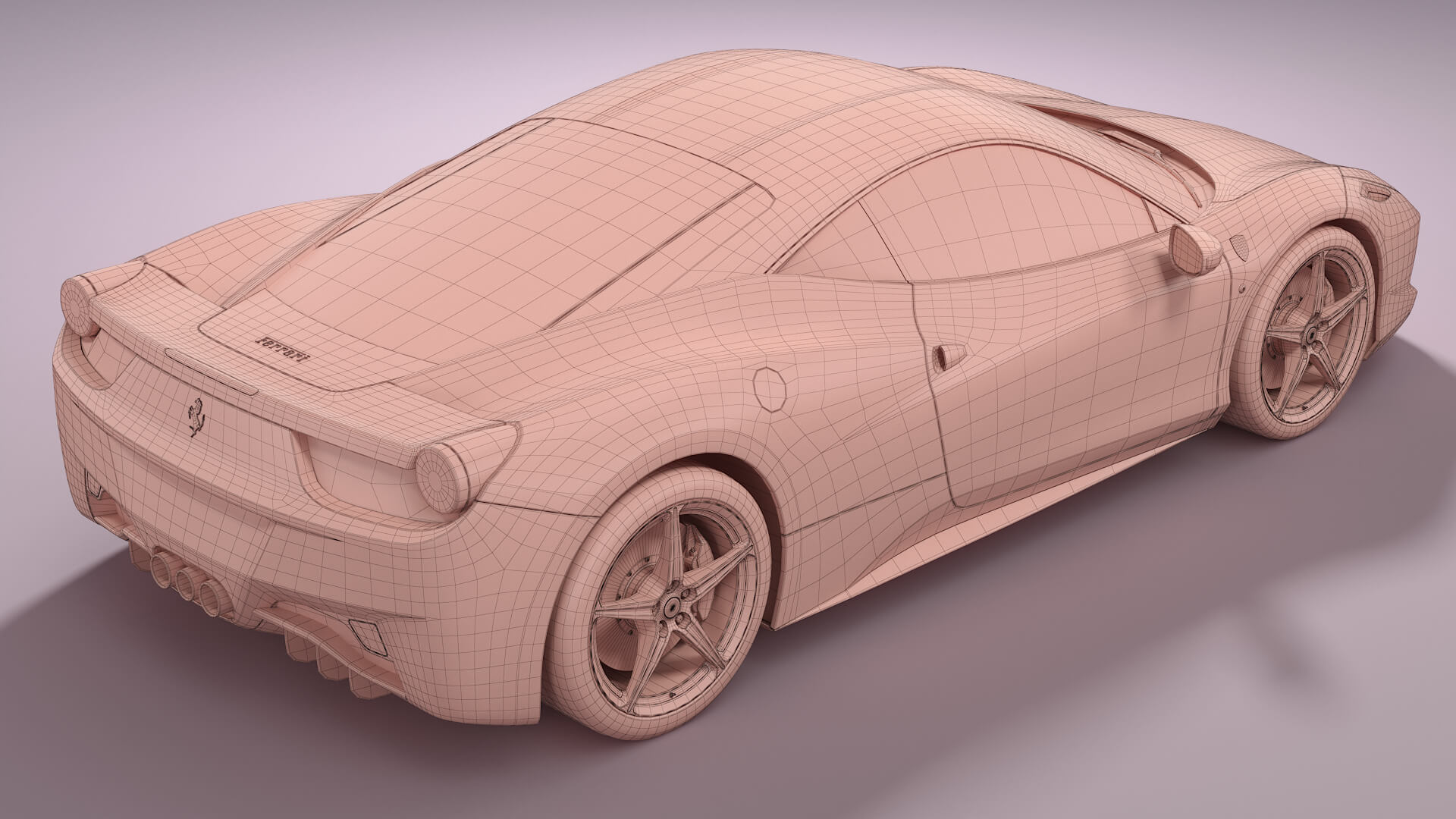 Ferrari 458 Italia - 3D Model by 3dacuvision