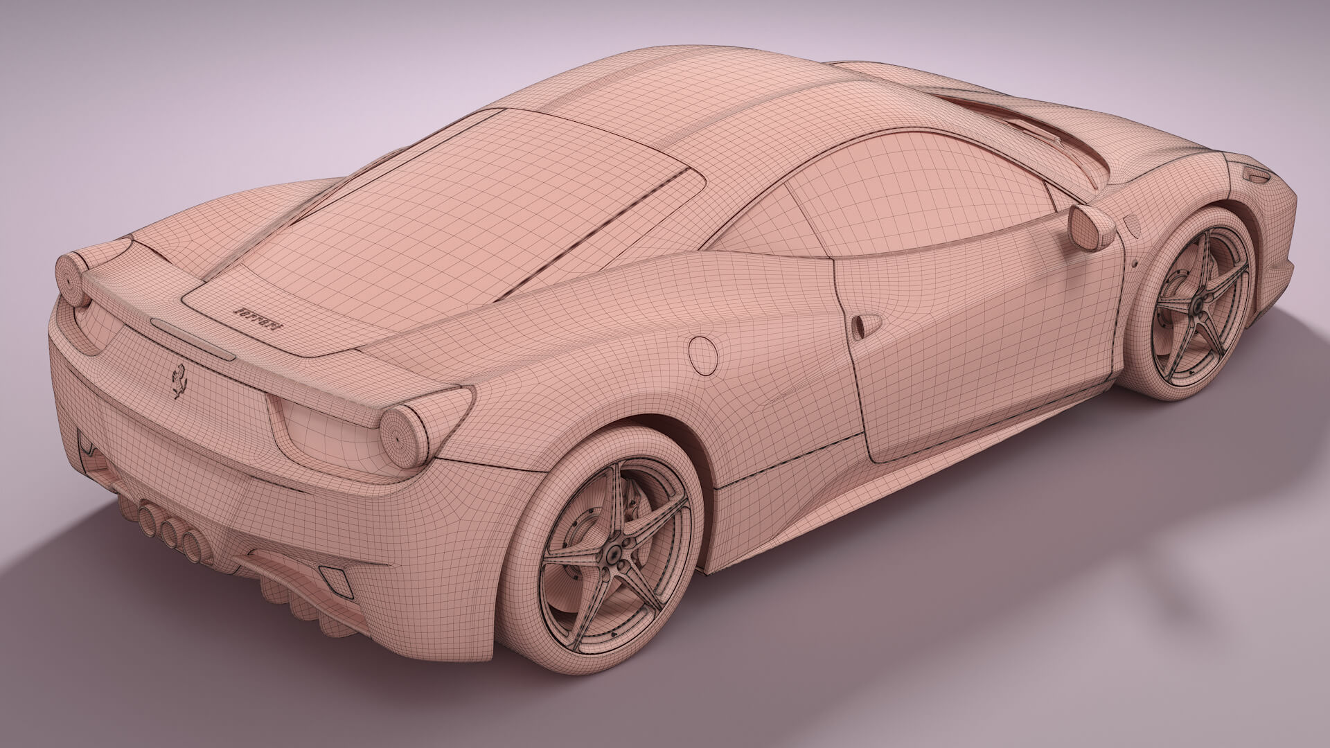 Ferrari 458 Italia - 3D Model by 3dacuvision