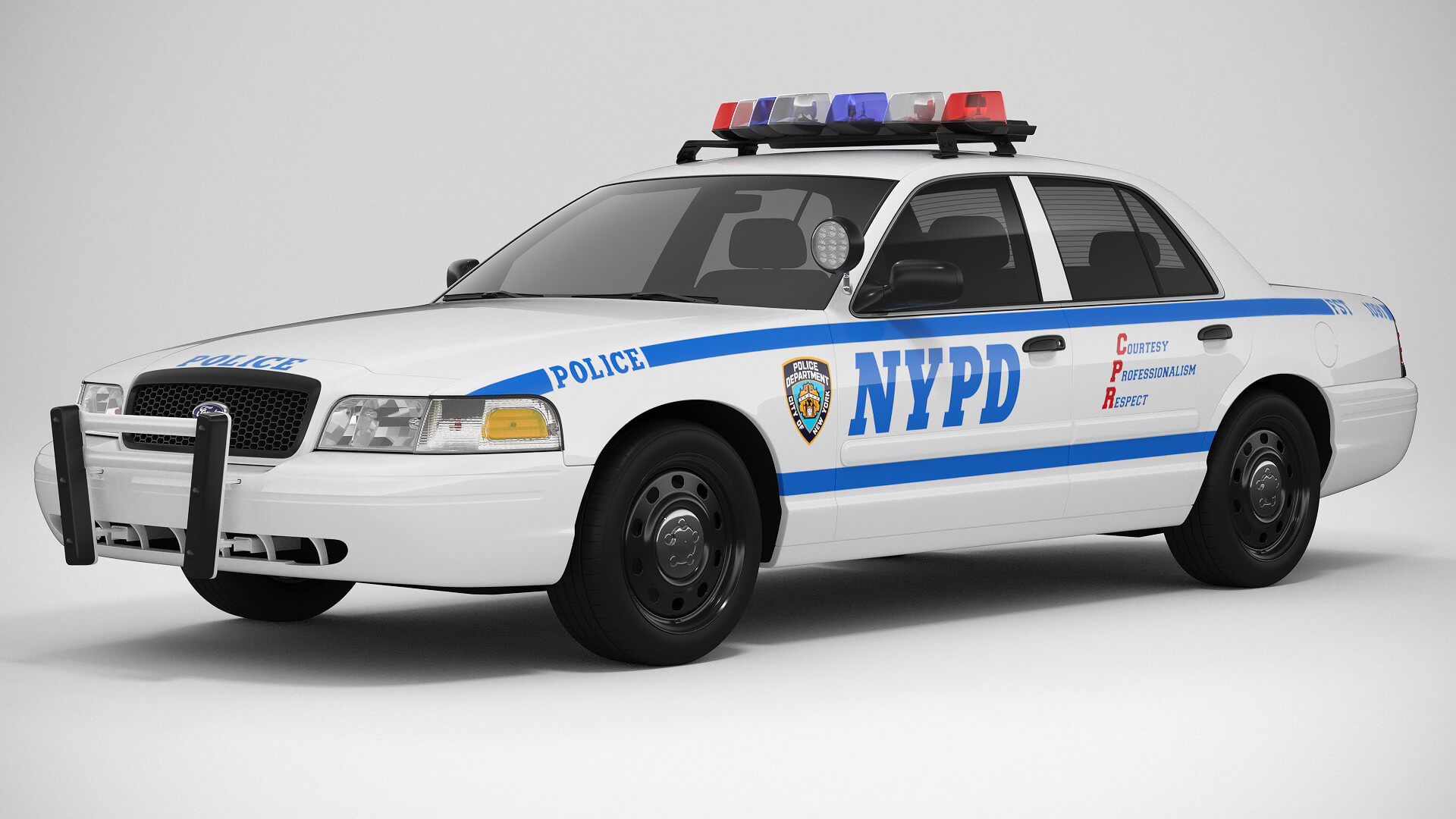 Ford Crown Victoria NYPD - 3D Model by 3dacuvision
