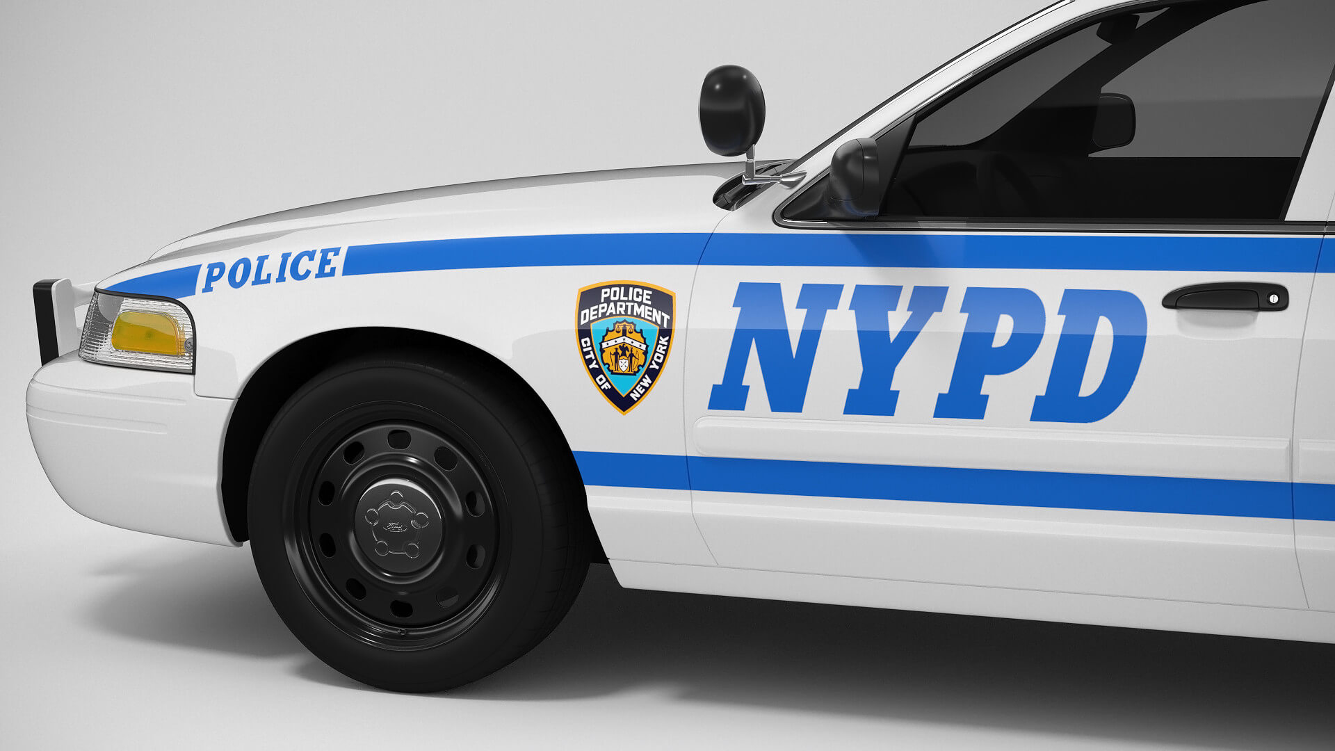 Ford Crown Victoria NYPD - 3D Model by 3dacuvision