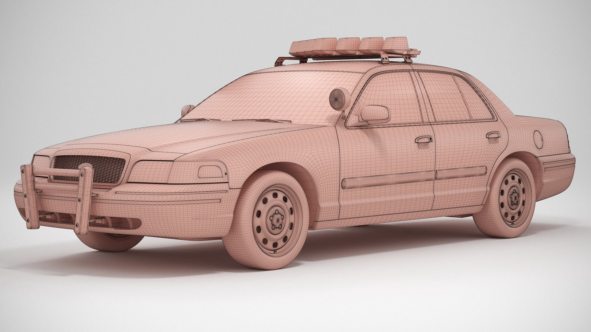Ford Crown Victoria NYPD - 3D Model by 3dacuvision