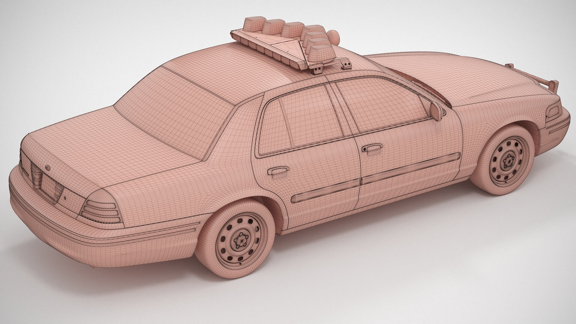 Ford Crown Victoria NYPD - 3D Model by 3dacuvision