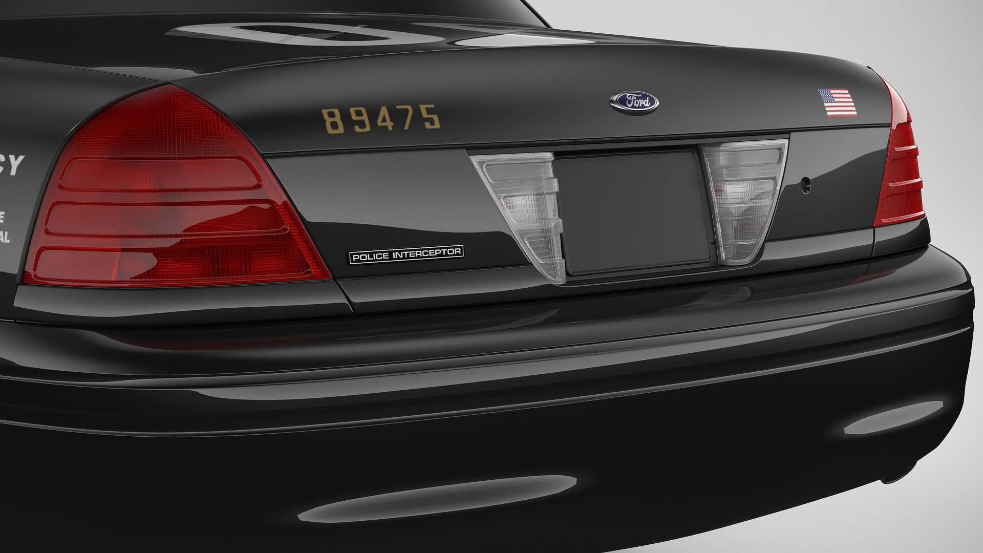 Ford Crown Victoria Police - 3D Model by 3dacuvision
