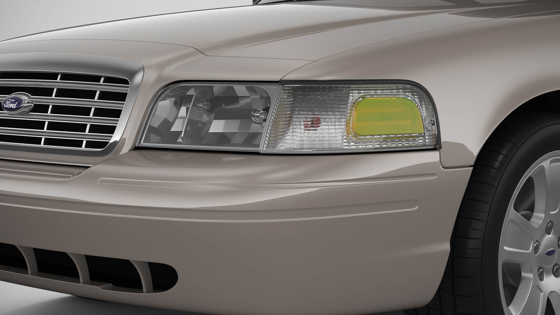 Ford Crown Victoria - 3D Model by 3dacuvision