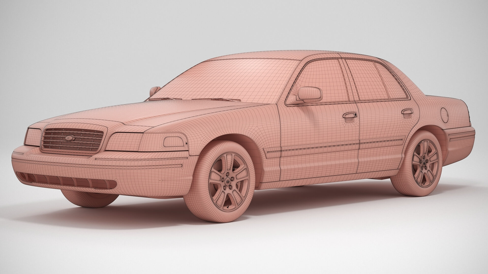 Ford Crown Victoria - 3D Model by 3dacuvision