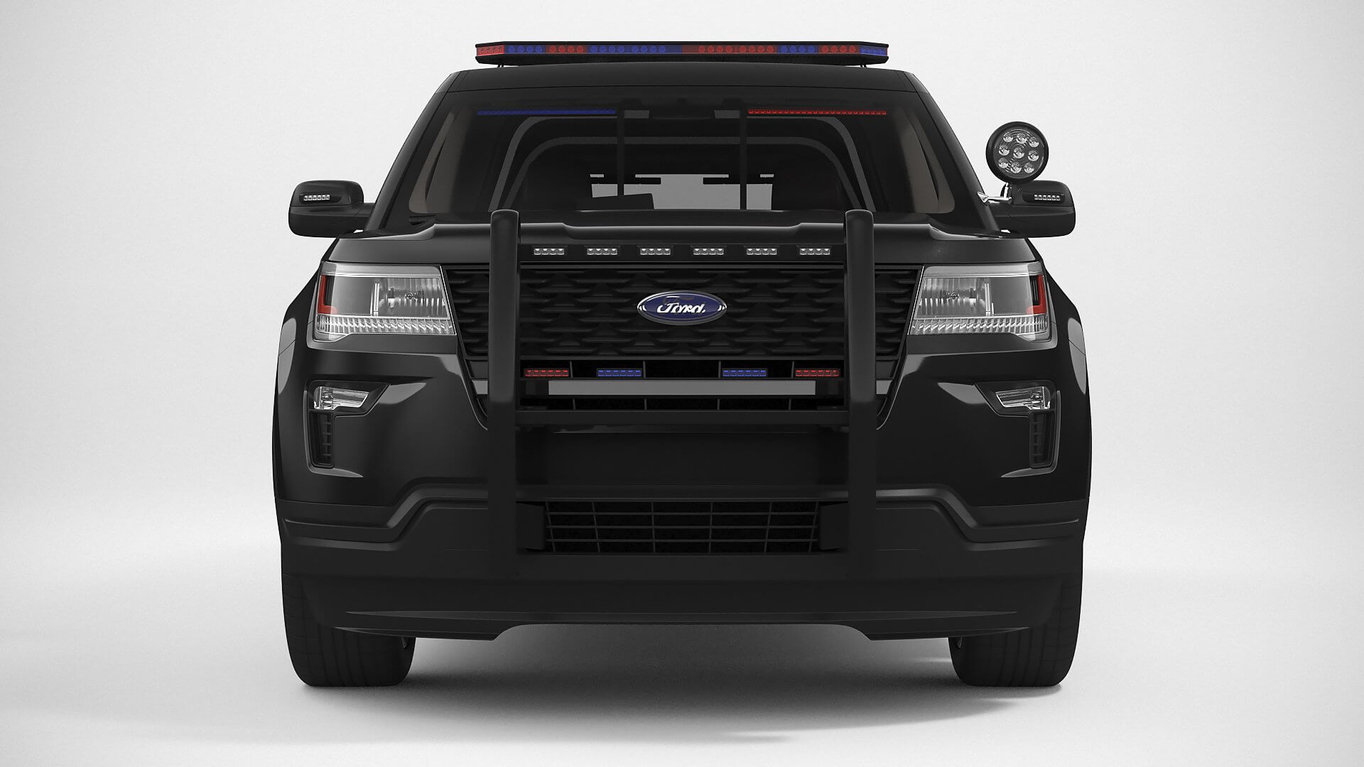 Ford Explorer 2019 Police - 3D Model by 3dacuvision
