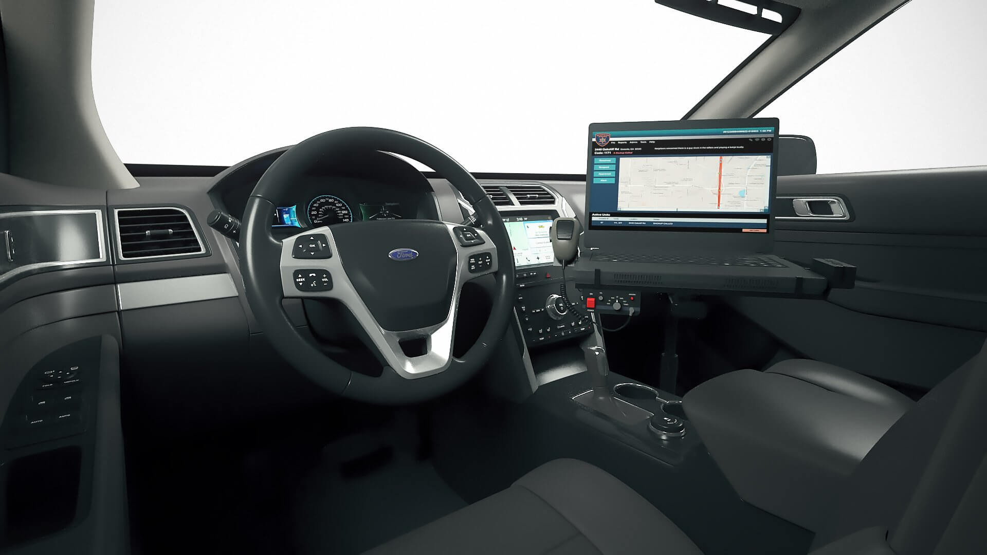 Ford Explorer 2019 Police - 3D Model by 3dacuvision